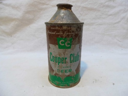 COPPER CLUB PILSENER CONE TOP BEER CAN~HASS BRG, HOUGHTON, MI | eBay