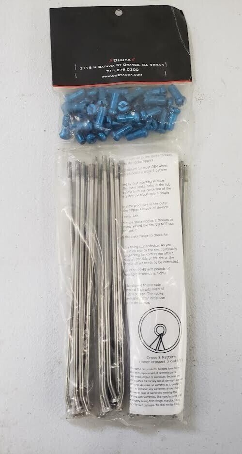 NEW 19" KTM HUSKY GAS GAS YAMAHA TALON HUB SPOKE AND NIPPLE KIT | eBay