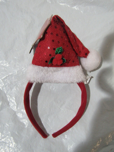 Christmas Headband Mini Santa Hat Costume and Hair Accessory by Merry ...