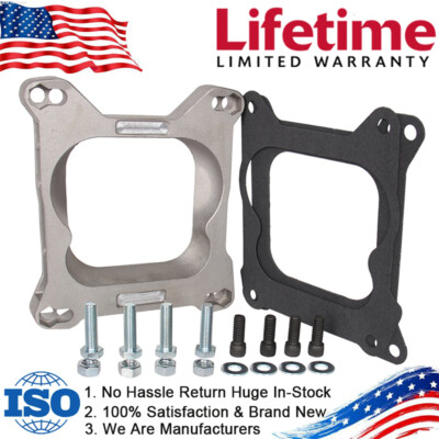 Aluminum Square Carburetor Adapter Plate Bore Carburetor to Spread Bore ...