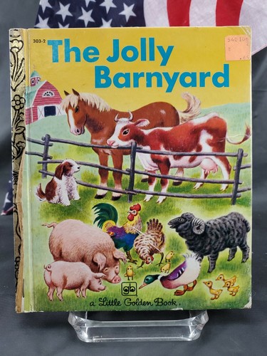 The Jolly Barnyard #303-2 A Little Golden Book 15th Printing 1979 FREE ...
