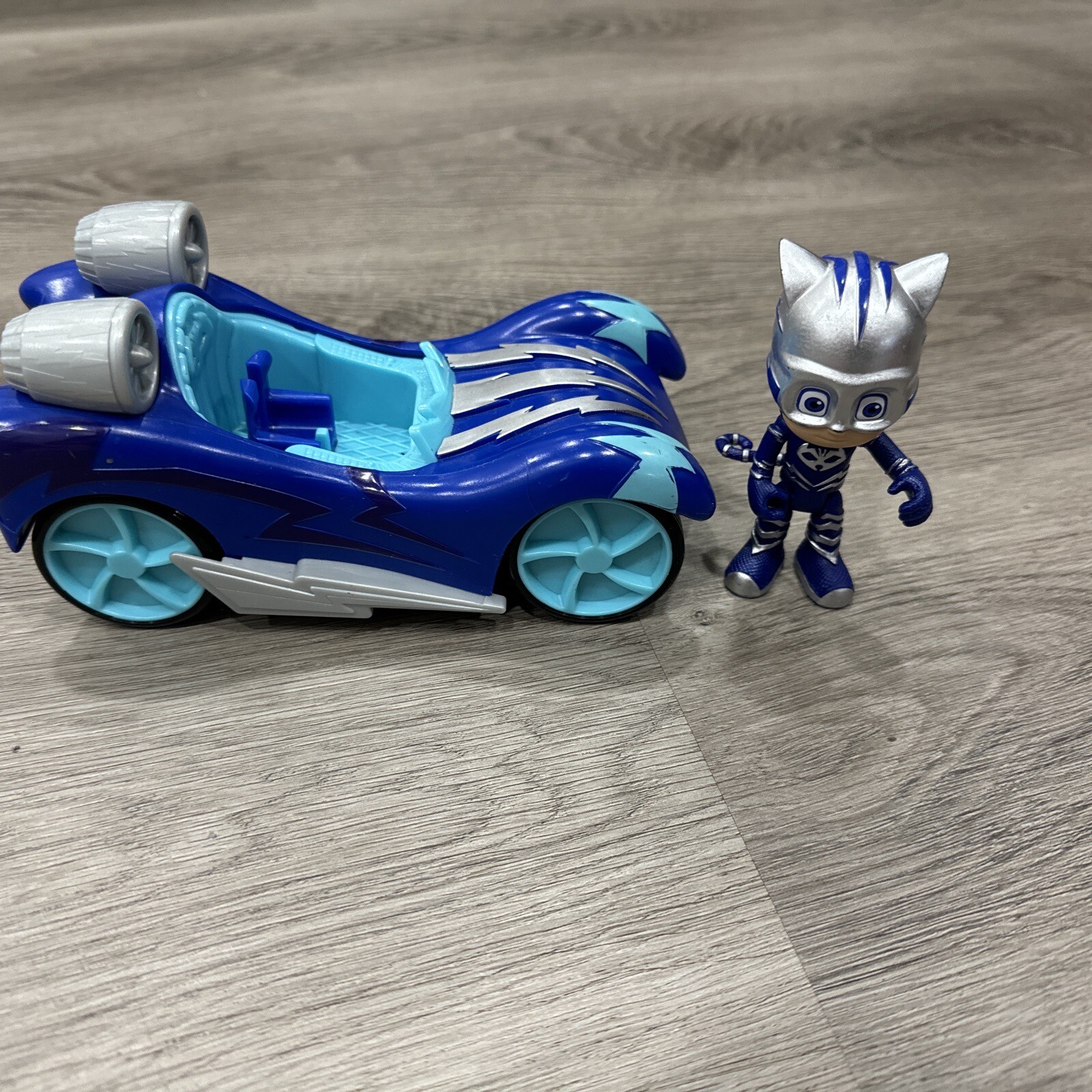PJ Masks Turbo Blast Vehicle Catboy Complete Set Cat Car And Figure Toy ...