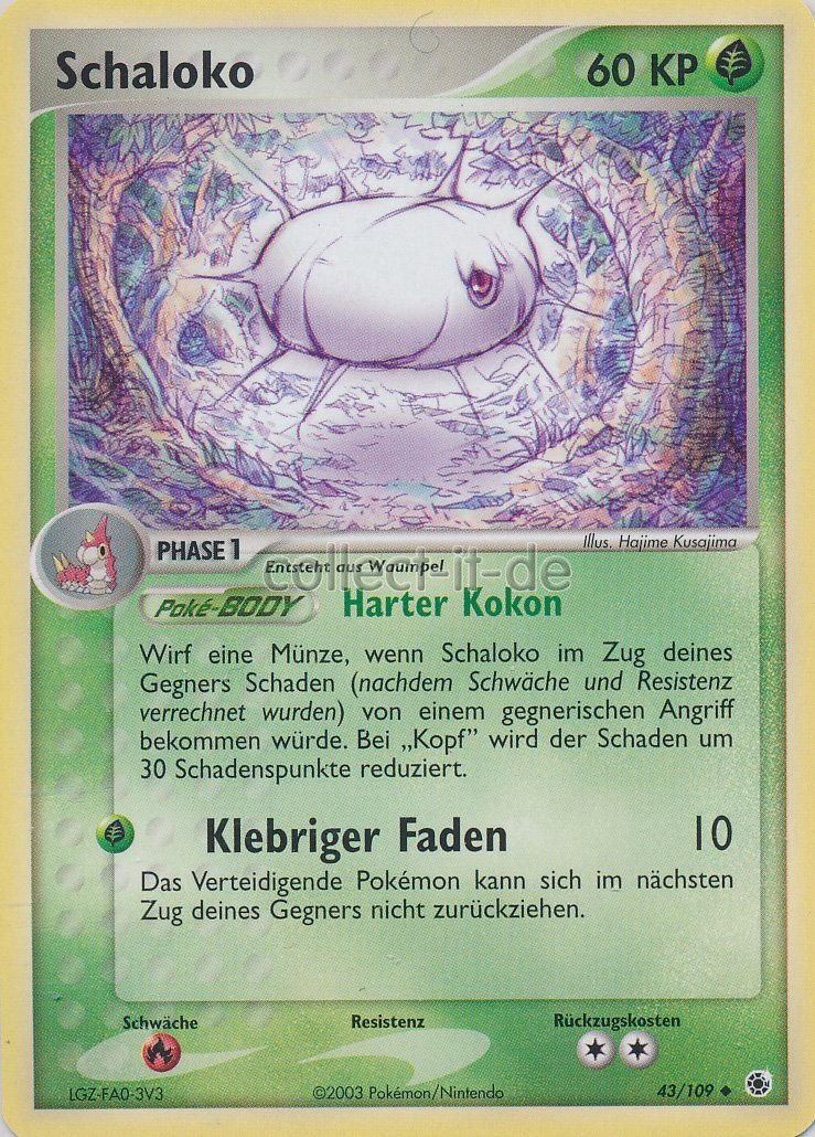 Pokemon 43/109 - Schaloko | eBay
