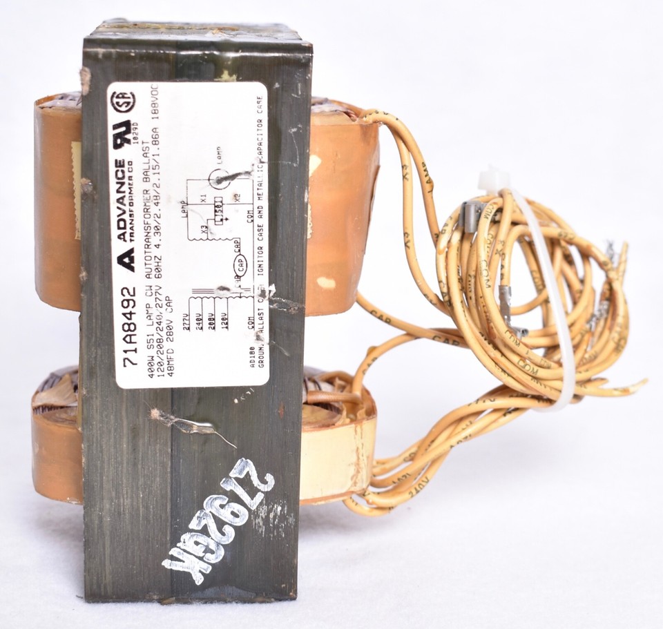 Advance Transformer 400W Autotransformer Ballast 71A8492 | eBay