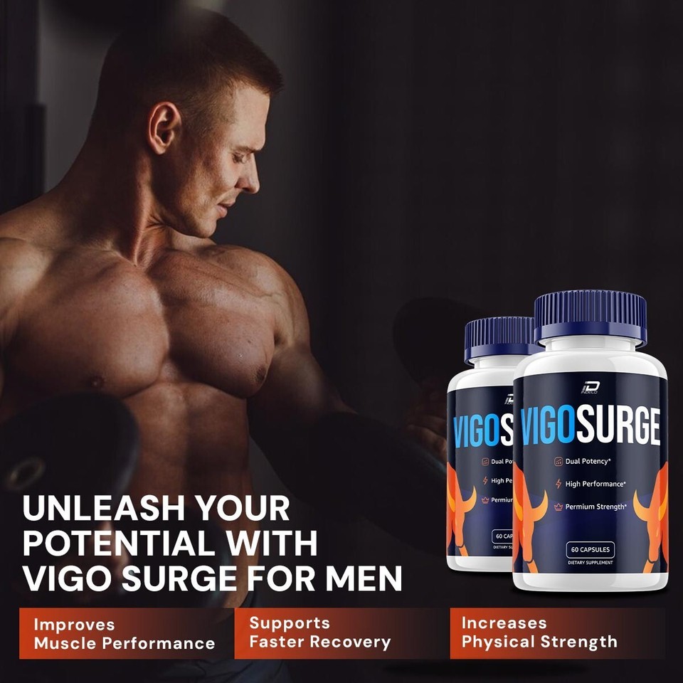 (2 Pack) Vigo Surge for Men - VigoSurge Vitamin Complex Pills (120 ...