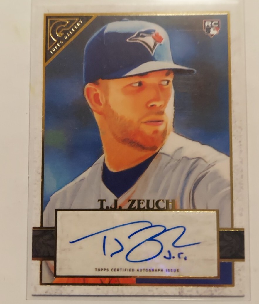 T.J. Zeuch 2020 Topps Gallery Rookie Auto #143 | eBay