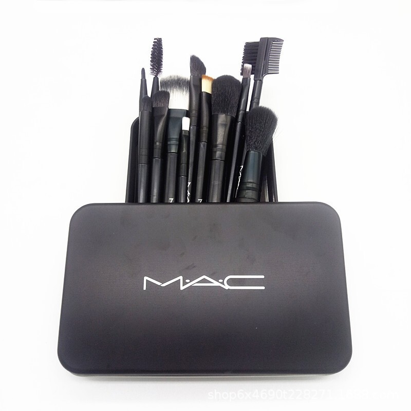 Mac Makeup Brush Set Brush Twelve Iron Box Set Blush Eyeshadow ...