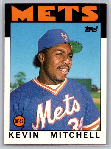 1986 Topps Traded Baseball #74T Kevin Mitchell New York Mets XRC | eBay