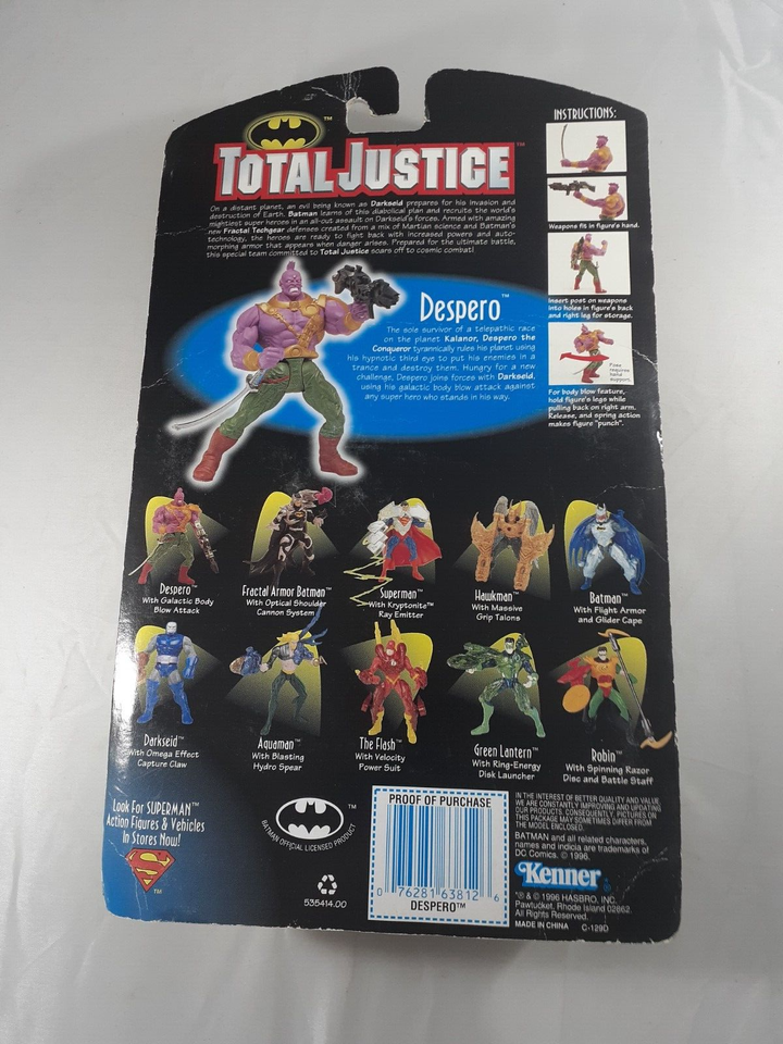 DC Total Justice Despero Figure Kenner 1996 | eBay
