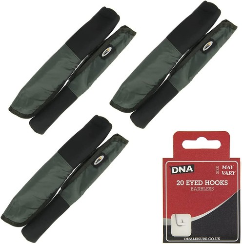 Set of 3 x Tip and Butt Protector For Made Up Rods Carp Fishing + 20 ...