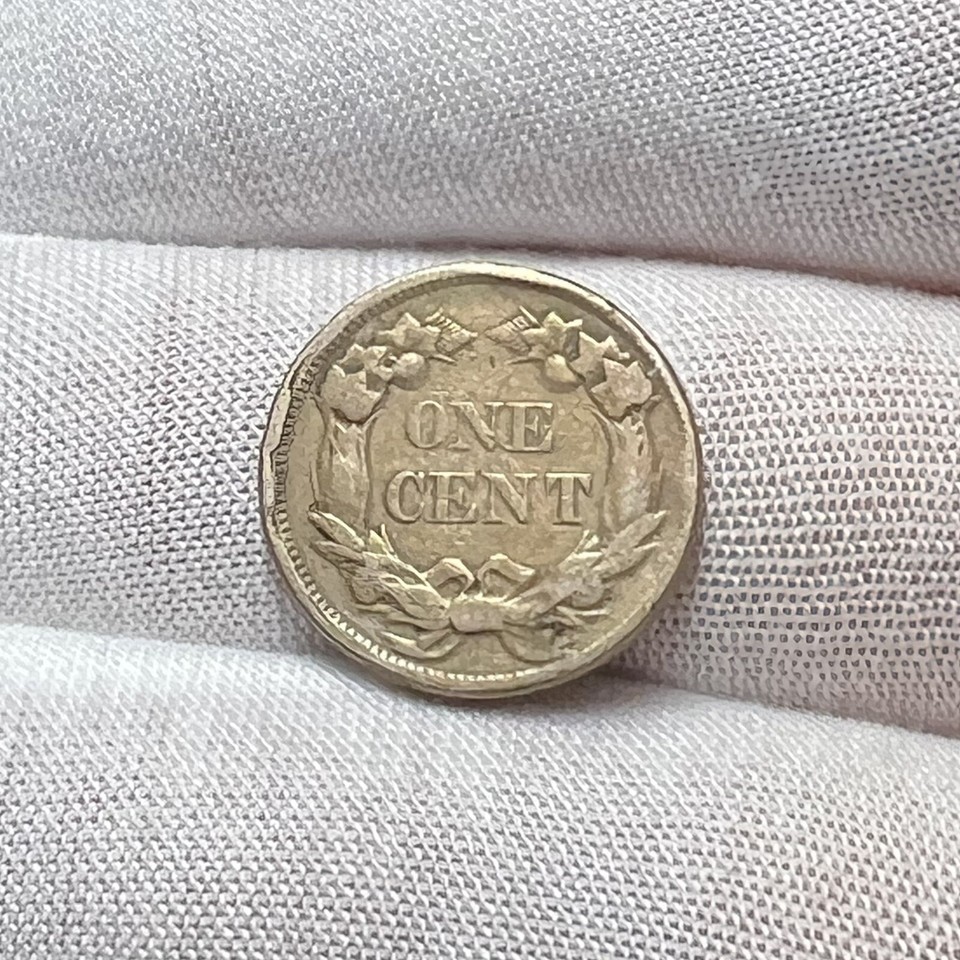 1858 Small Letters Flying Eagle Cent receive coin pictured see ...