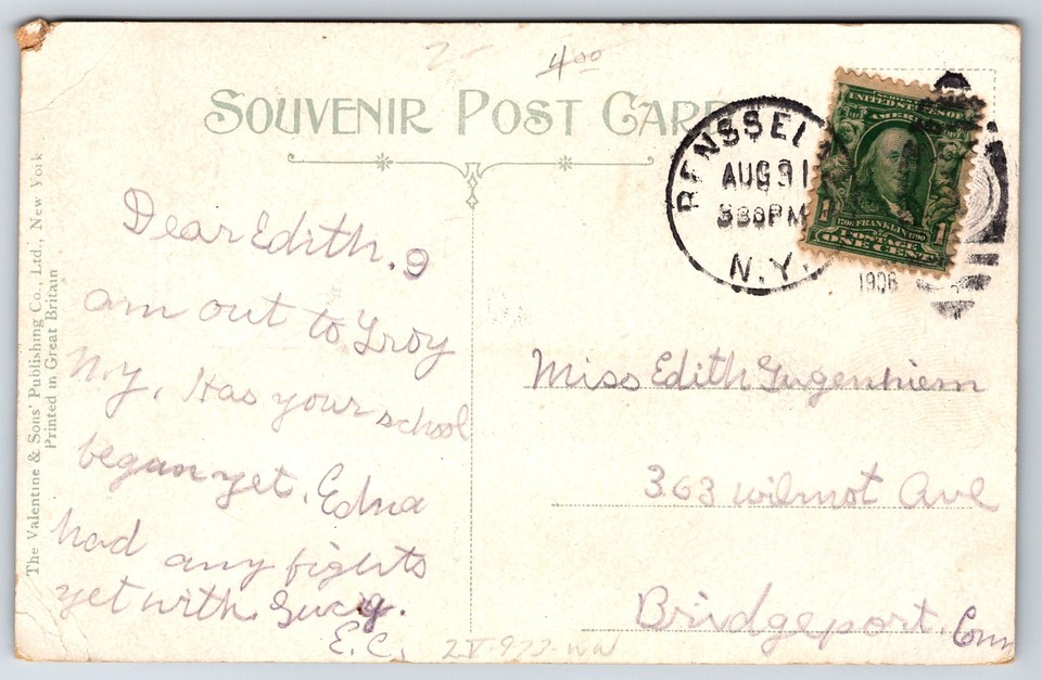 Troy New York~Multiview~“To Our Old” Welcome Home Week~1908 Postcard | eBay