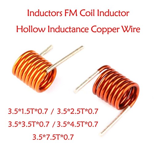 Inductors FM Coil Inductor Hollow Inductance Copper Wire 3.5*Value ...
