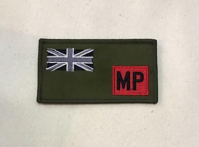 RMP Subdued Military Police Zap Number & Blood Group Badge, MP Army ...