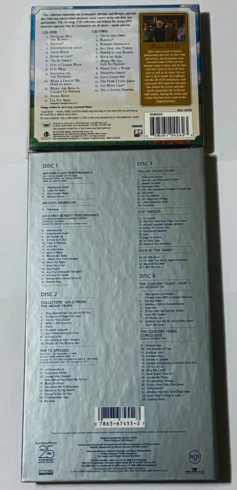 ELVIS PRESLEY - Elvis Aron Presley: The Silver Box Set - 4 CD +BONUS ...