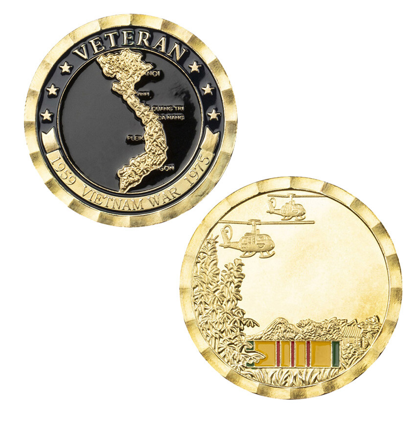 Veteran Challenge Coin Commemorative Military 1959-1975 Vietnam War ...