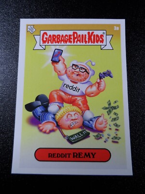 Reddit Remy Gamestonk Spoof Card Garbage Pail Kids | eBay