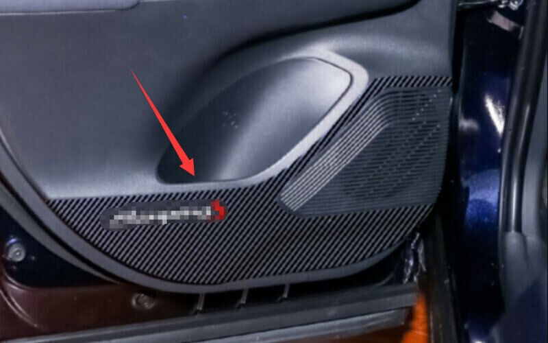 For Toyota Venza 2021~2024 Carbon Fiber Sticker Inner Door Anti~Kick ...