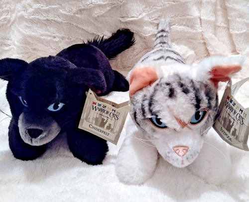 Warrior Cats CINDERPELT And IVYPOOL Plush Stuffed Animal Thunderclan ...