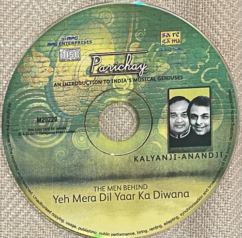 Parichay: KALYANJI_ANANDJI Men Behind "Yeh Mera Dil Yaar.."40 Hindi ...