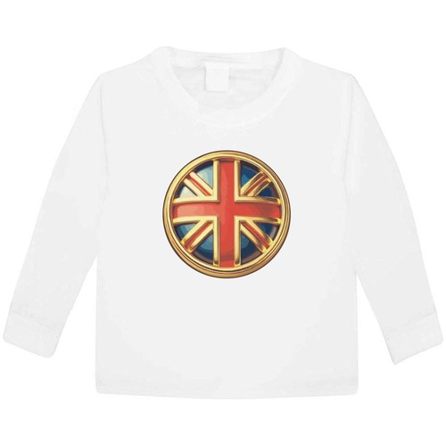 'Union Jack Roundel' Children's / Kid's Long Sleeve Cotton T-Shirts ...