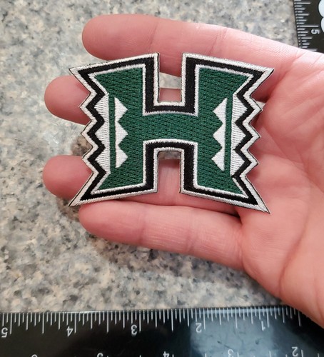 Hawaii Warriors Vintage Style Logo Patch. Embroidered. Iron On. 3"x2 ...