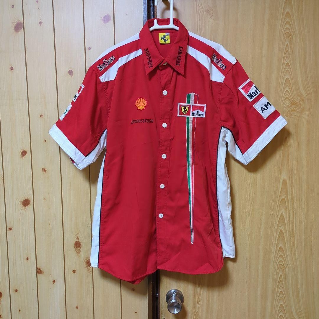 Marlboro Men Vhtf 90S Ferrari F1 Racing Shirt Short S… - Gem