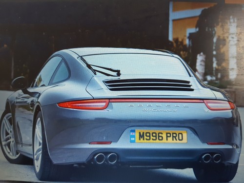 Private Number Plate Porsche 911- 996 Turbo,Carrera,,2,4s,GT2,GT3 ...
