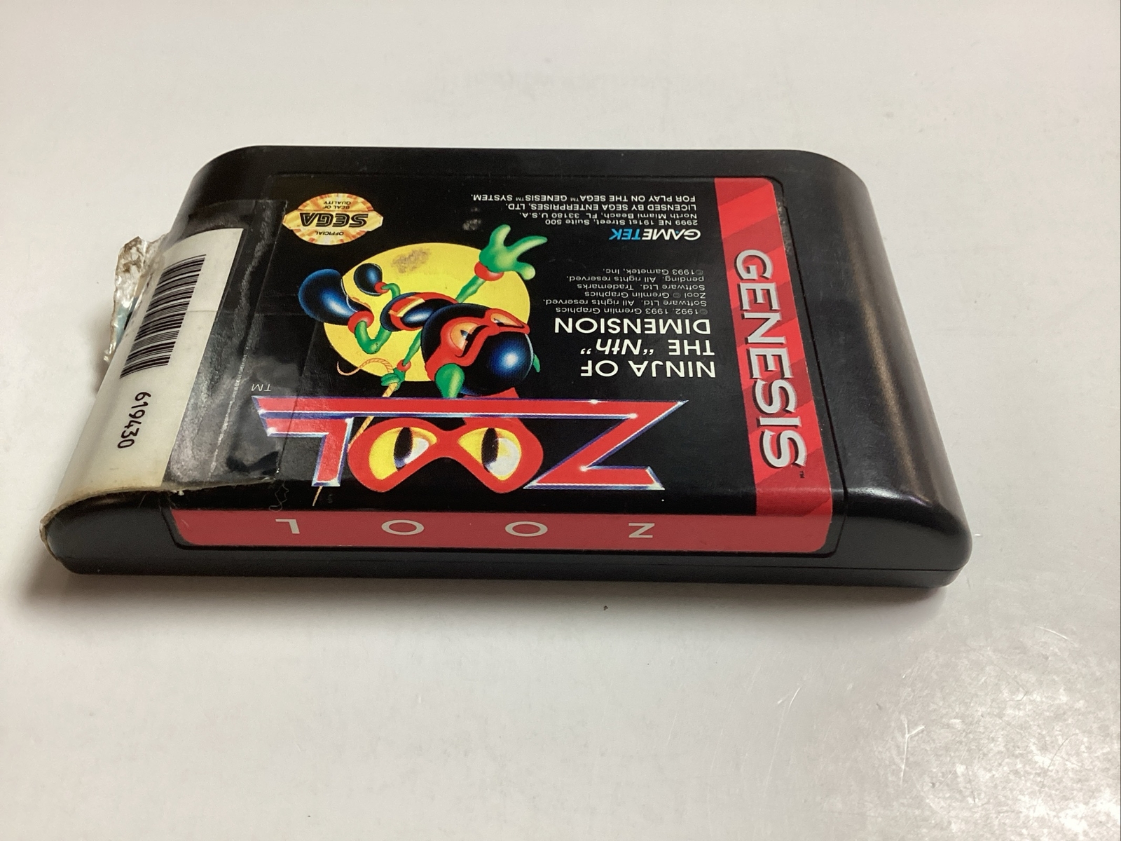 Zool: Ninja of the "Nth" Dimension- Sega Genesis Game and Case no ...
