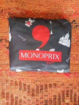 Monoprix Tote Bag Paris Landmarks Reusable Only Available Paris ...