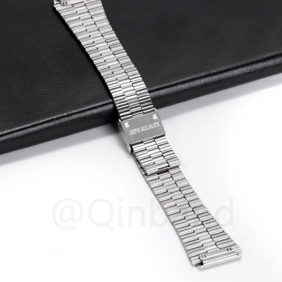 Vintage Watch Band for Casio A158 A168 Block Bracelet 18mm 20mm Strap ...