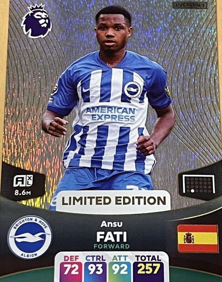 Panini Adrenalyn XL Cards 2024 - Golden Baller, Invincible, Limited ...