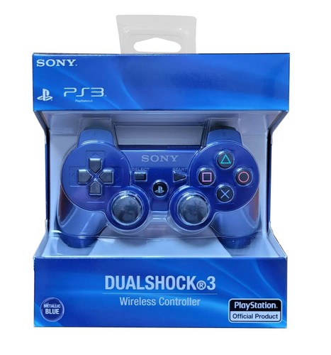 Blue Wireless Bluetooth Video Game Controller Pad For Sony PS3 ...