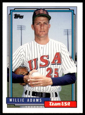 1992 Topps Traded 1T Willie Adams Team USA Baseball Card | eBay