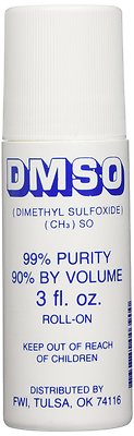 DMSO 99.9 % Liquid Gel PURE DIMETHYL SULFOXIDE) ROLL-ON 3 fl oz Horse ...
