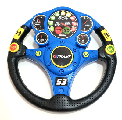 Adventure Force Nascar Shake N Steer Racing Wheel Roll Toy Steering ...