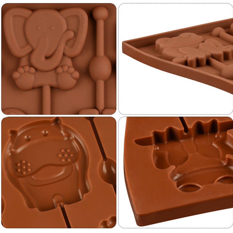 27 .5x16.5cm Christmas Chocolate Lolly Moulds Hard Candy Molds Monkey ...