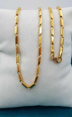 Genuine 22K Gold Chain Necklace Fabulous Link Baht Chain 20" Yellow Men ...