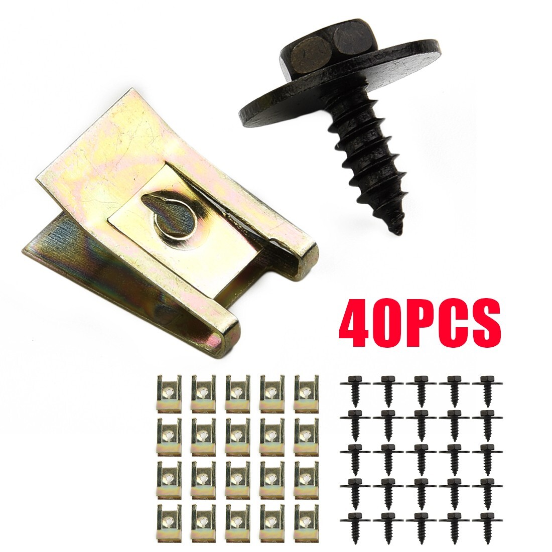 Long Lasting U Nut Hex Screw Speed Fastener Undertray Sheet Metal Clip ...