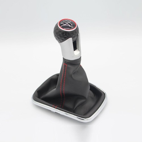 5 Speed Gear Shift Knob Boot For VW Golf 4 IV MK4 GTI R32 Bora Jetta ...