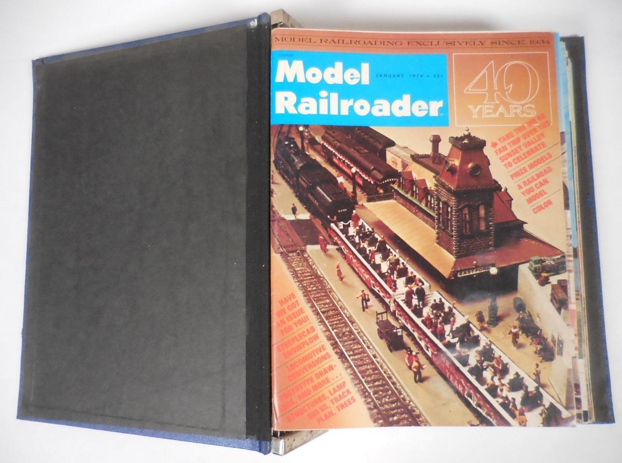 MODEL RAILROADER Magazine Complete Year in Official Binder, Various ...