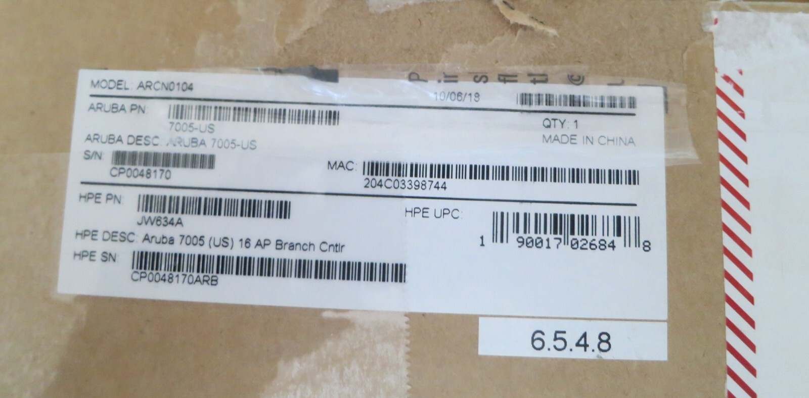 Aruba ARCN0104 Wireless LAN Controller 7005-US | eBay