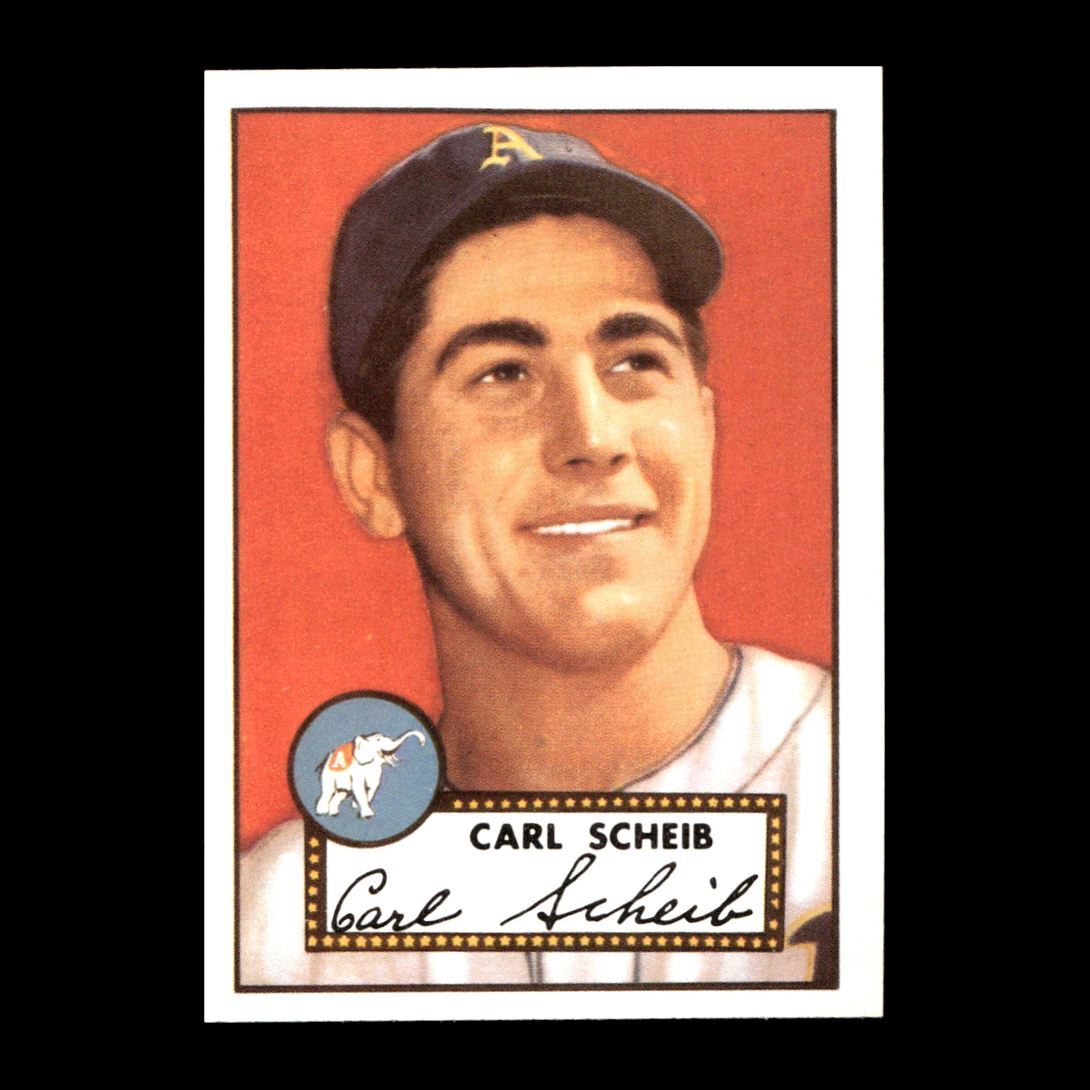 Carl Scheib 1983 Topps 1952 Reprint Series Philadelphia Athletics #116 ...