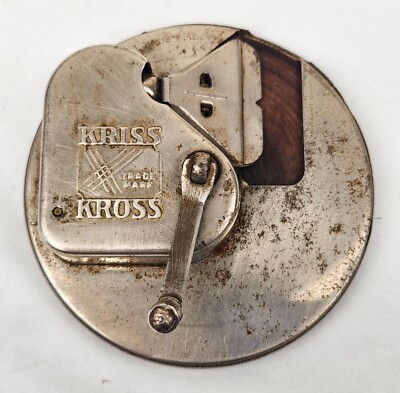 Vintage KRISS KROSS Razor Blade Sharpener Stropper Made In USA Rhodes ...