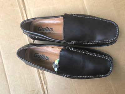 Gallus Men's "Driver" Driving Brown Leather Shoes size 9D | eBay