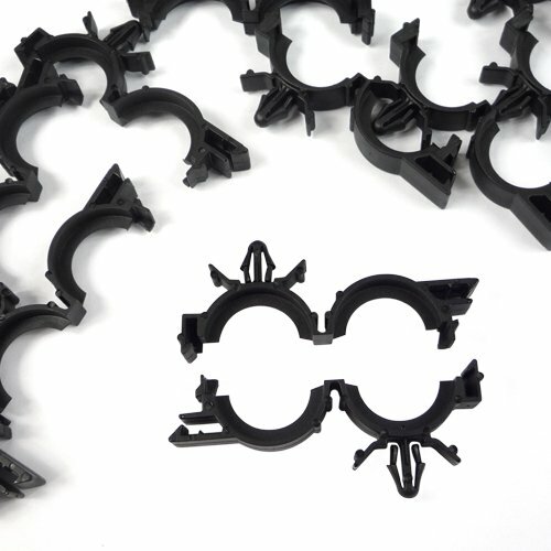 50 Wire Loom Routing Clip Split Flexible Tubing Conduit 3/4" I.D. 1" O ...