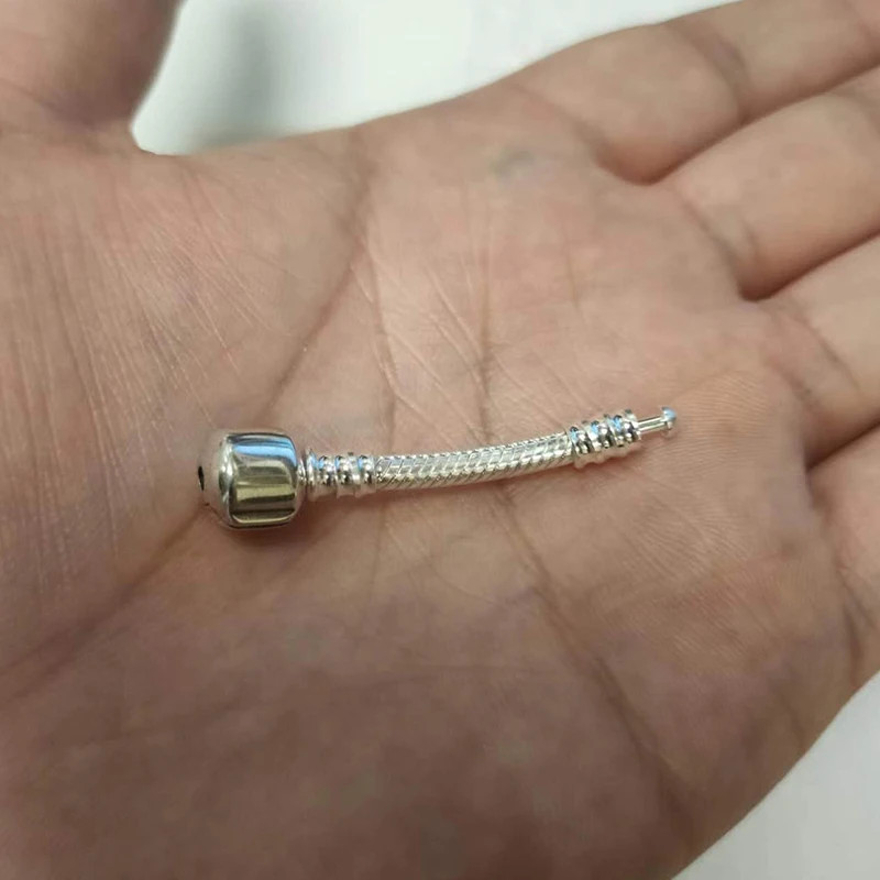 Extender 925 Sterling Silver Bracelet extender Fit Original Charm Beads ...