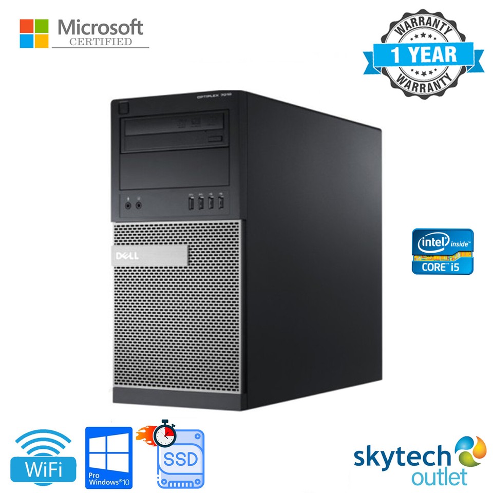 FAST DELL MT TOWER COMPUTER PC - Intel i3 i5 i7 32GB RAM 2TB HDD/SSD ...