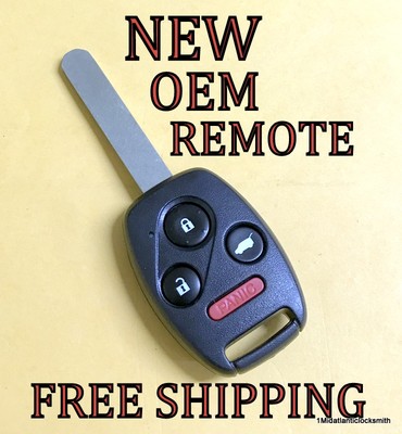 NEW OEM 09-15 HONDA PILOT SUV MASTER KEY KEYLESS REMOTE FOB KR55WK49308 ...