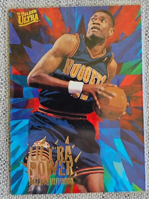DIKEMBE MUTOMBO 1995-96 FLEER ULTRA POWER INSERT BASKETBALL CARD #7 ...